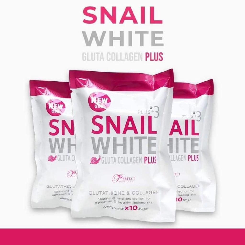 Snail White Gluta Gold Collagen Arbutin X10 Brightening Soap – Pinoyhyper