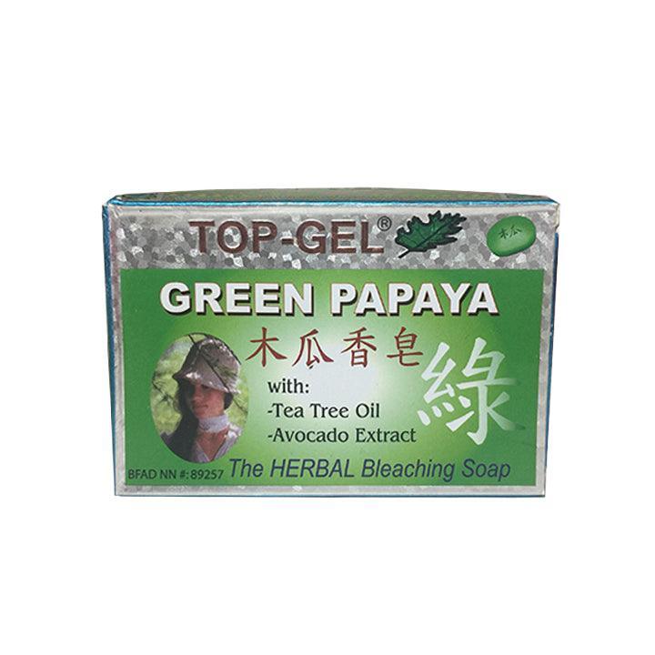 TOP-GEL Green Papaya The HERBAL Bleaching Soap - 145g – Pinoyhyper