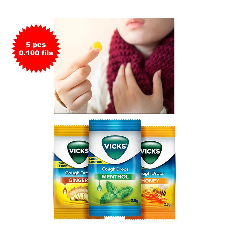 Vicks Cough Drops Candy 5 Pcs – Pinoyhyper