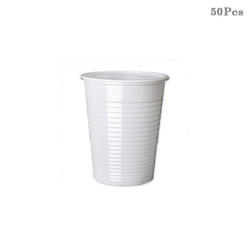 Watania Plastic Drinking Cups 7Oz - 50Pcs – Pinoyhyper